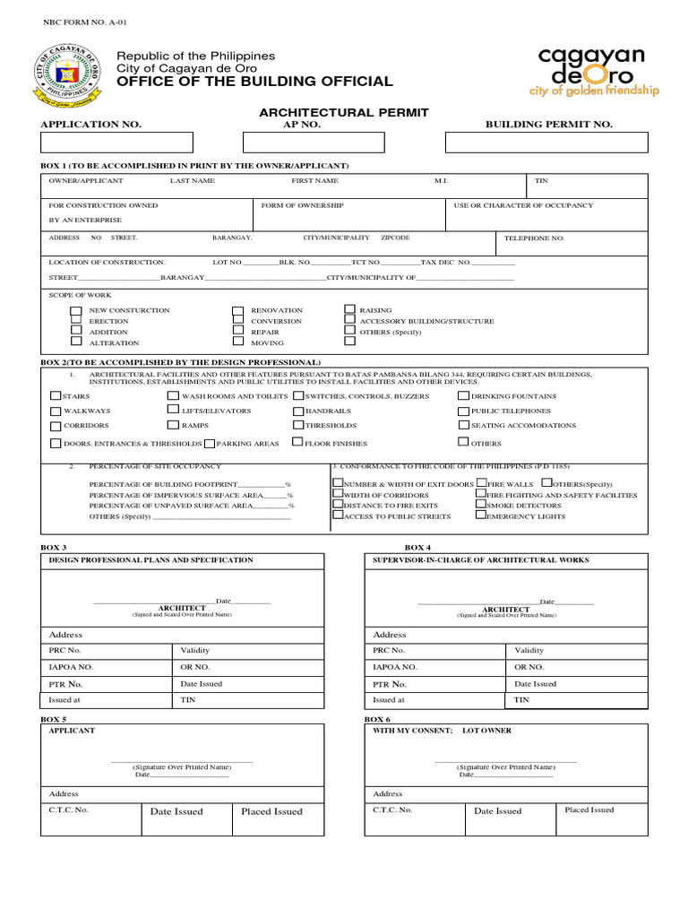 BP - ARCHITECTURAL PERMIT - 2 Copies | PDF