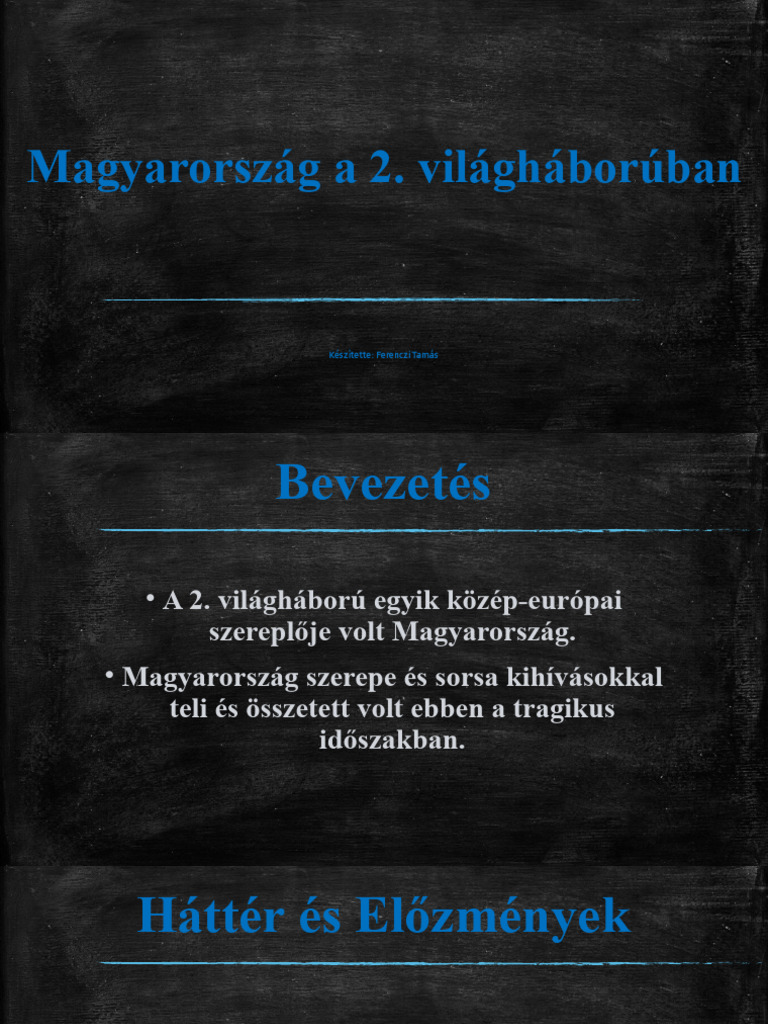 Magyarország A 2.Vh | PDF