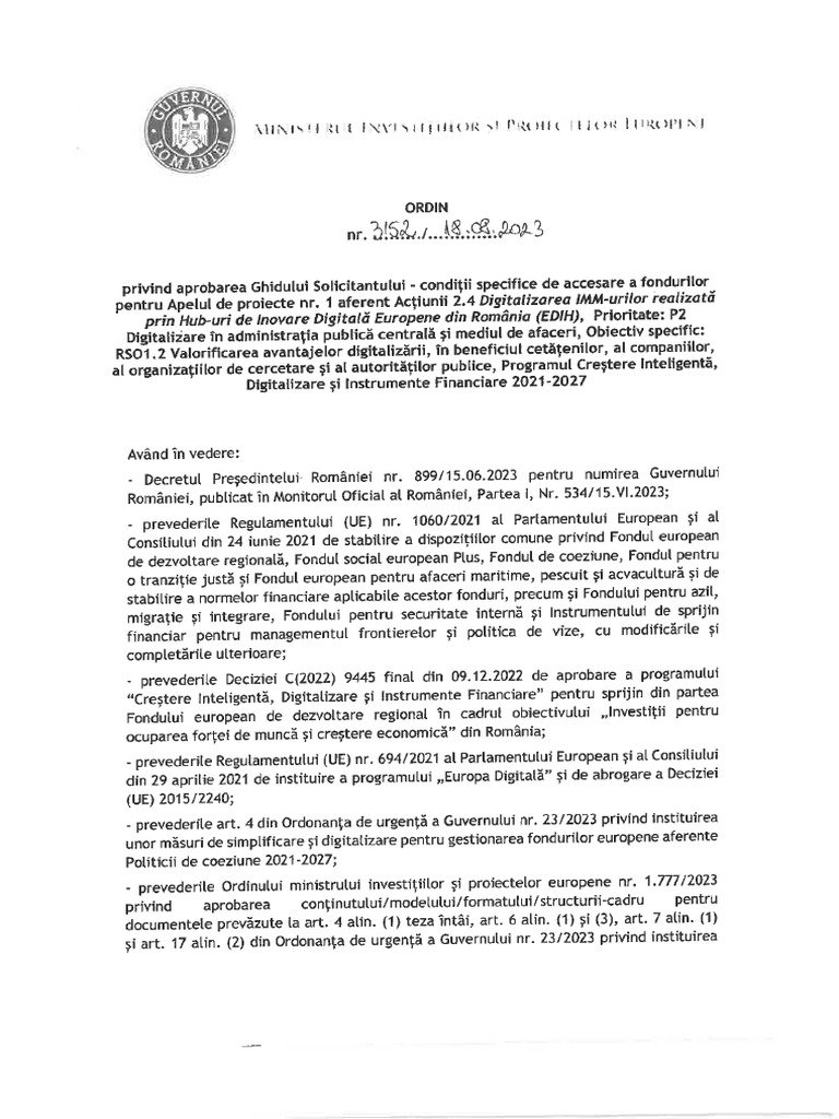 Ordin 3152 Pocidif | PDF