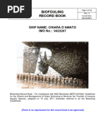 Biofouling Record Book Template | PDF | Technology & Engineering