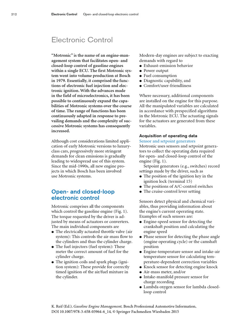 13 Ecu-Bosch | PDF | Throttle | Ignition System
