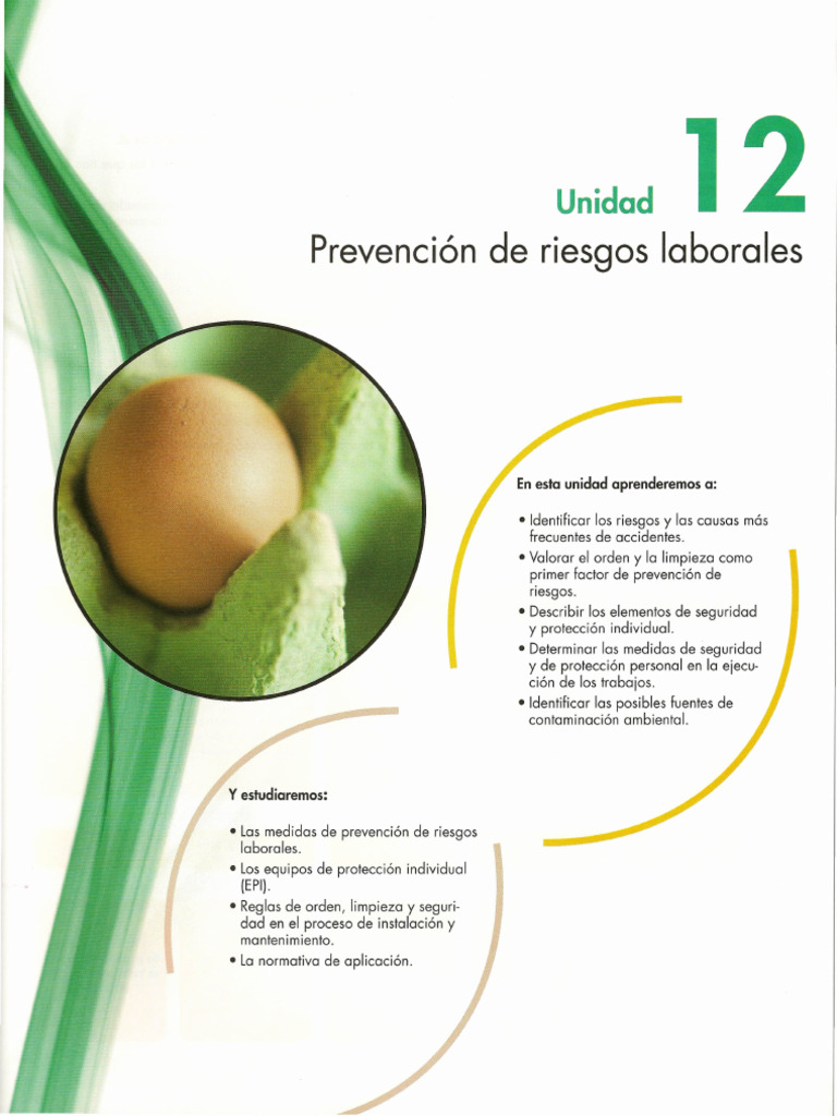 Tema 12. Prevencion de Riesgos Laborales | PDF