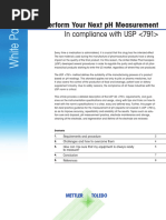 USP 791 Measuring PH Ebook R-USP791-E 0819 | PDF | Ph | Calibration