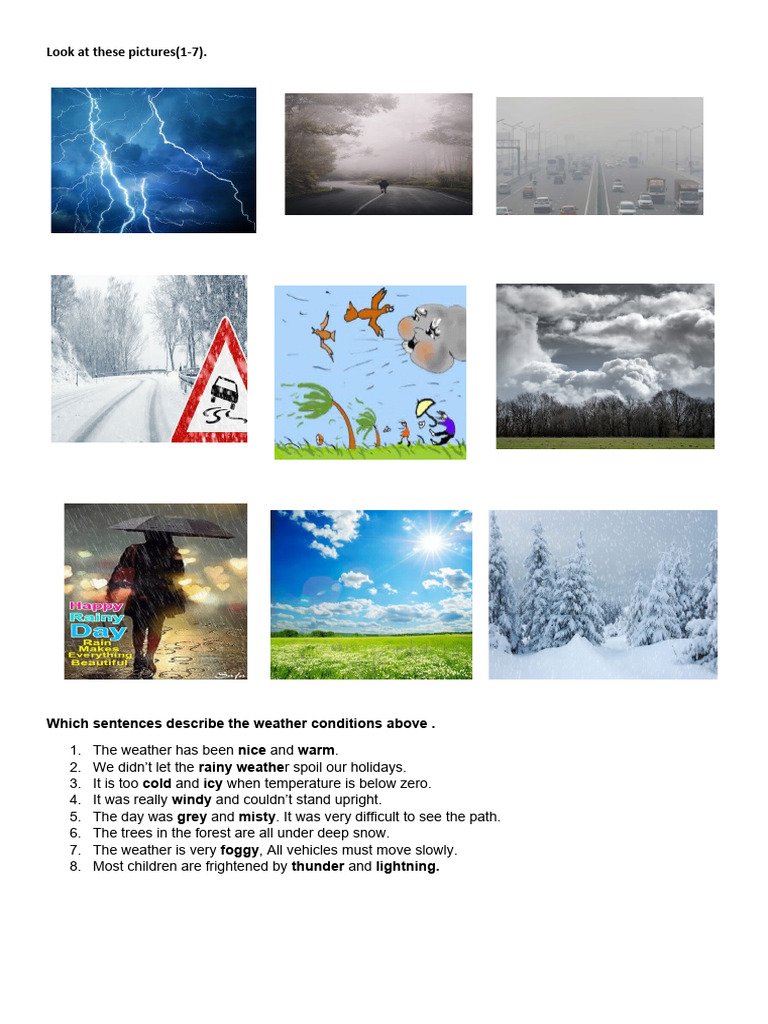 Weather 1 | PDF