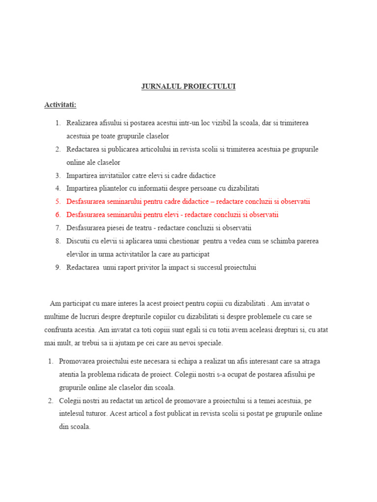 Proiect Educatie Sociala | PDF