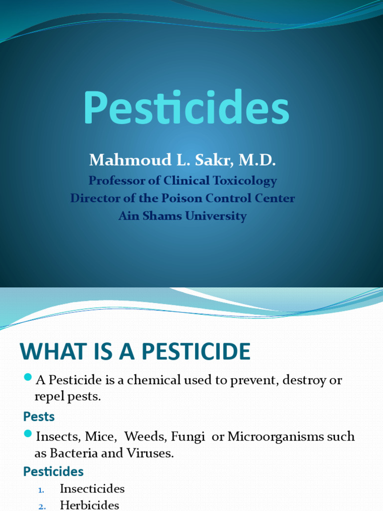 Organophosphate Insecticides (OPC) | PDF | Acetylcholine | Pesticide