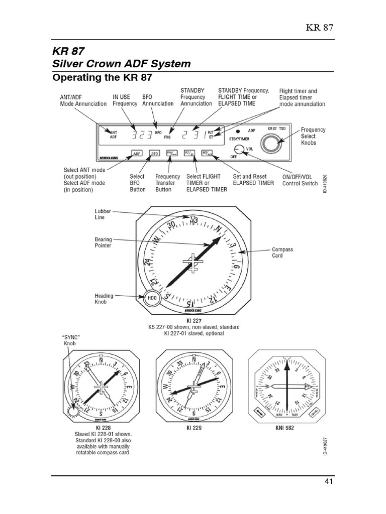 Bendix King ADF KR 87 | PDF