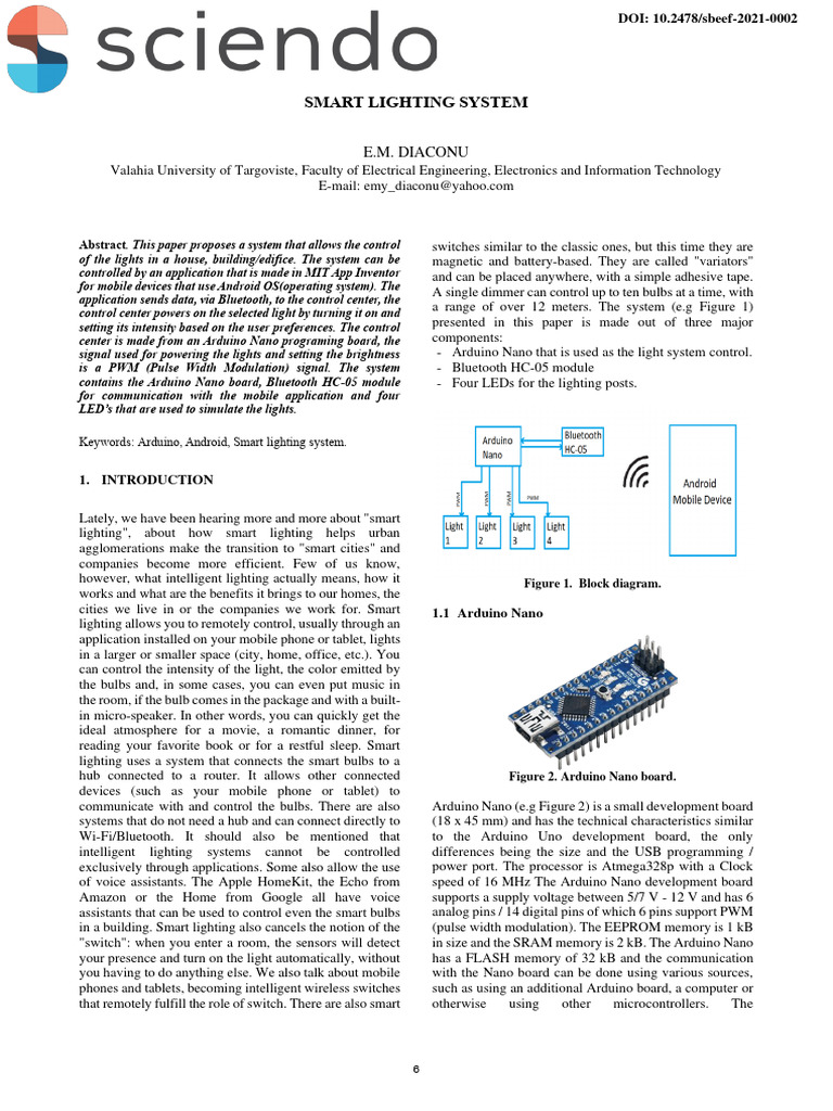 Smart Lighting System | PDF
