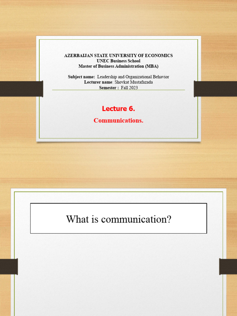 Lecture 6 | PDF