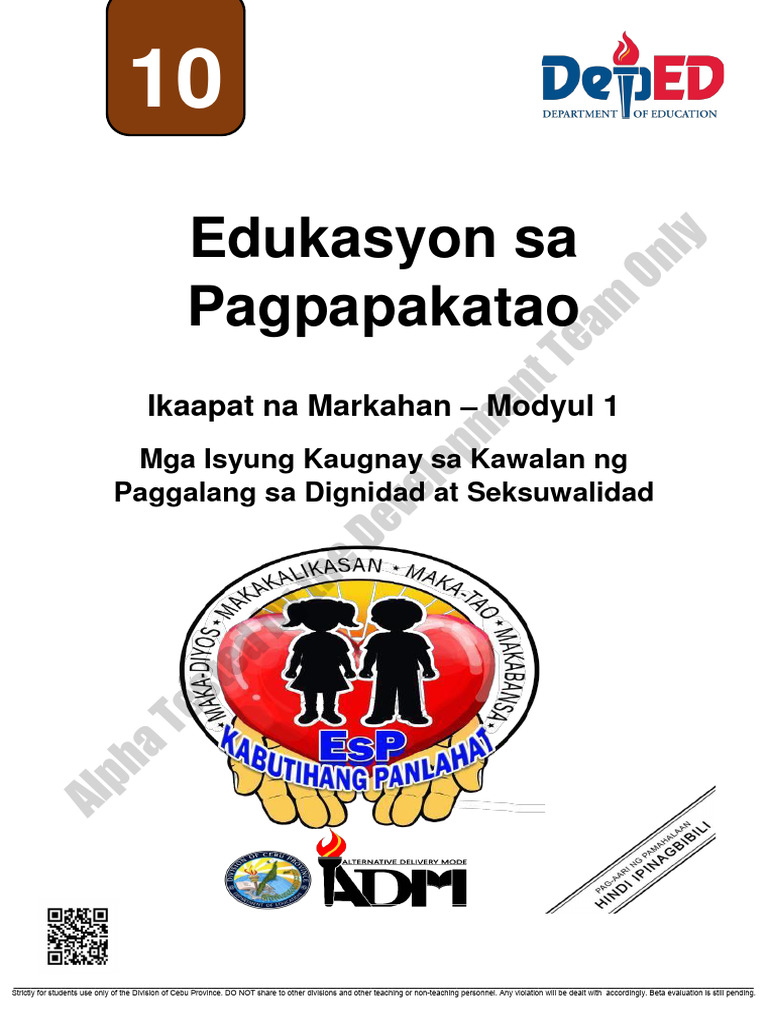 EsP10 Q4 Module1 QAEdited FINAL | PDF