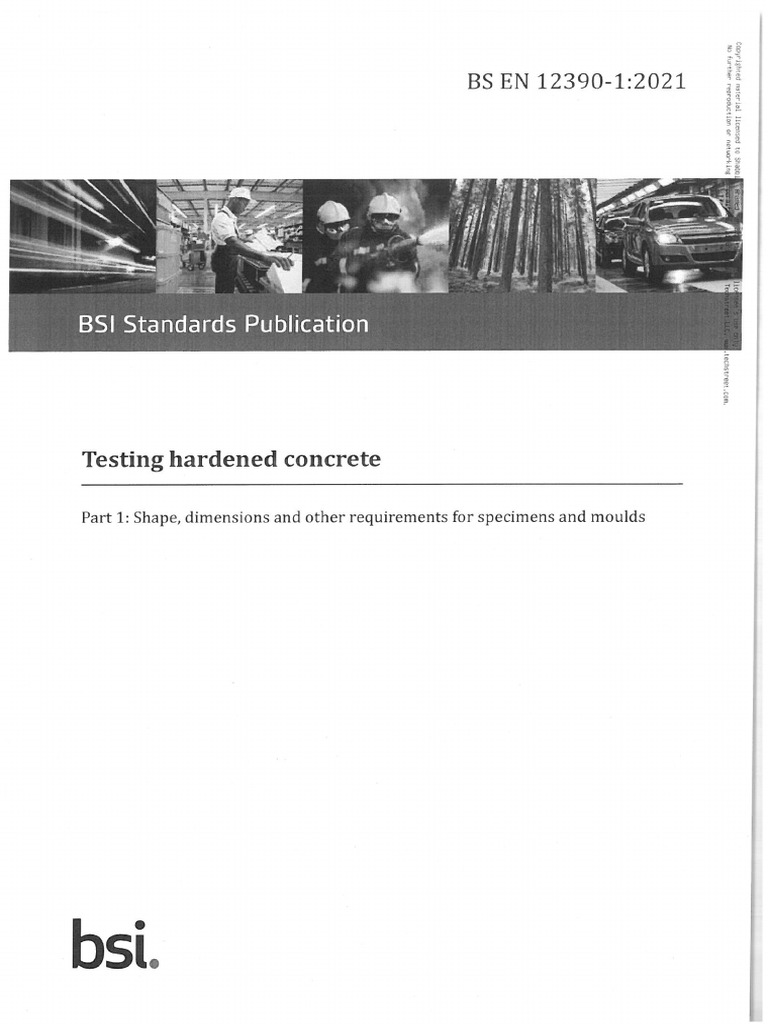 BS en 12390-1 2021 | PDF