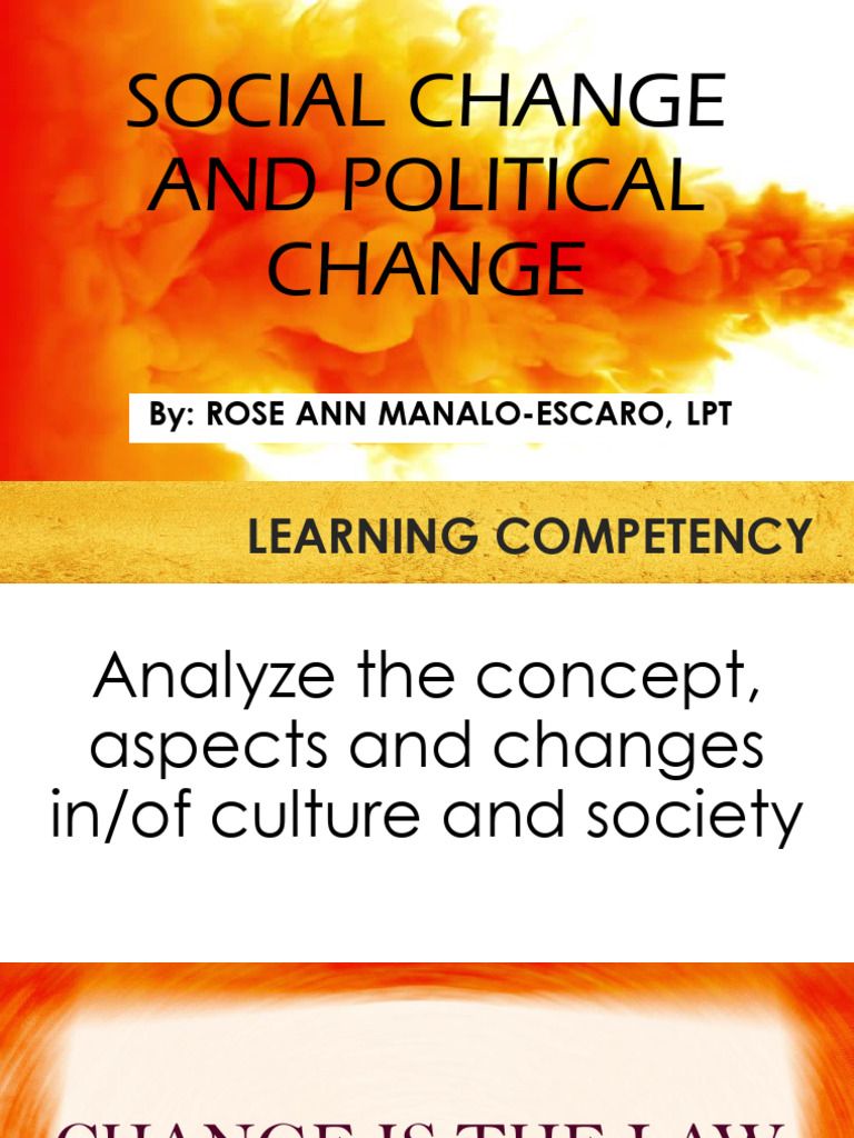 04 Social and Political Change | PDF