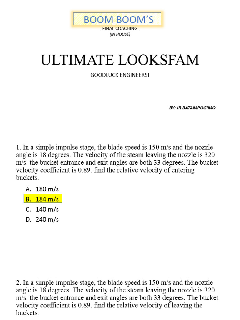 Ultimate Looksfam | PDF