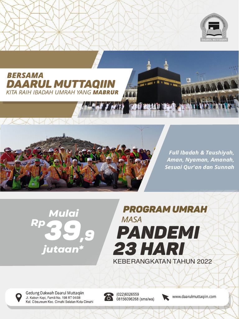 Brosur Umroh v2 | PDF