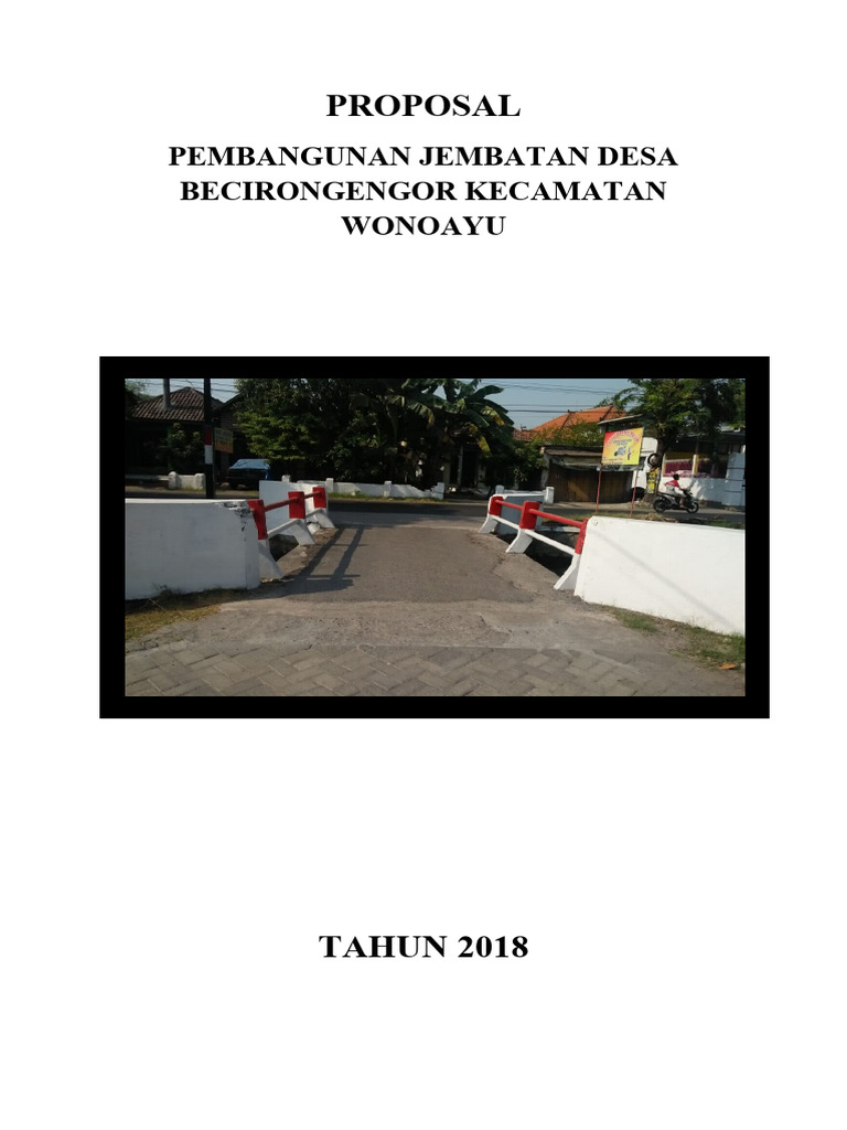 Proposal Jembatan | PDF