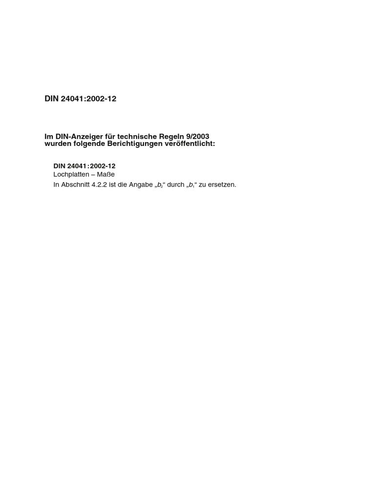 Din 24041 - 2002 | PDF