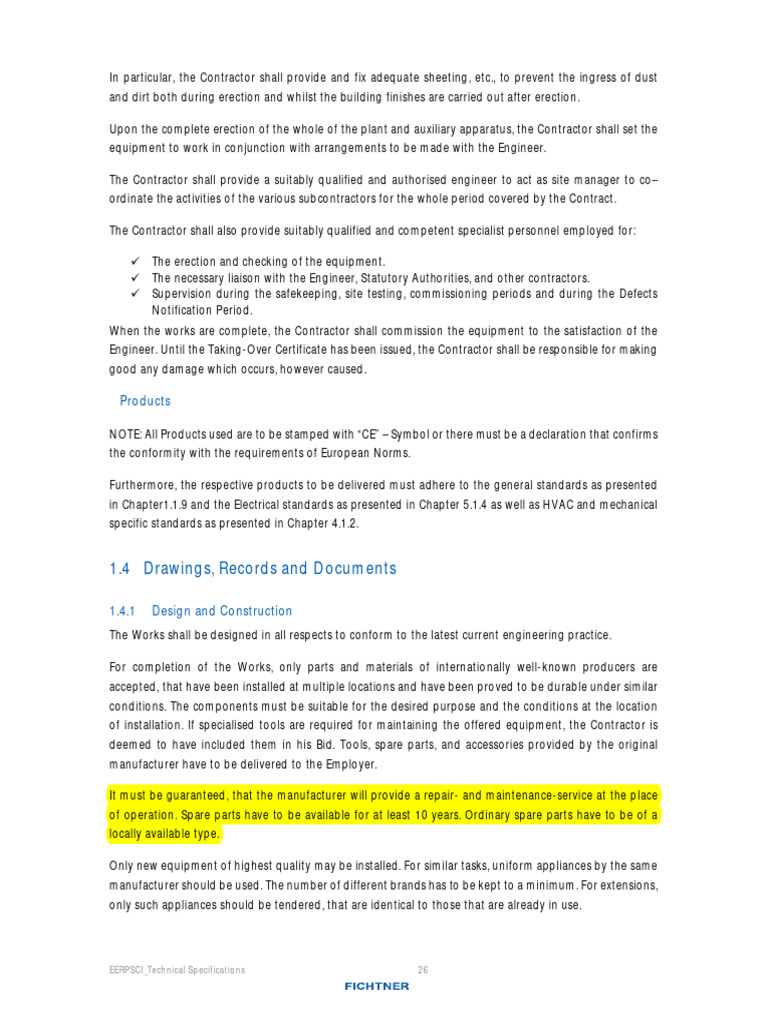 Pages From Section 7 - Technical Specifications | PDF