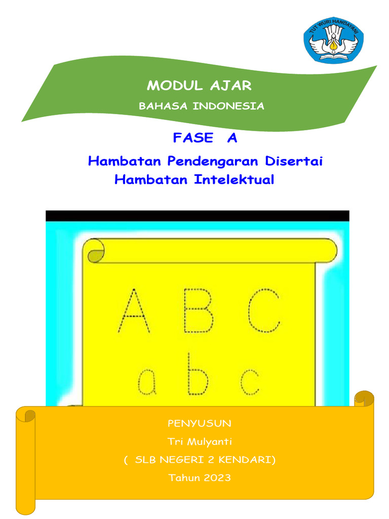 Modul Ajar Bahasa Indonesia - Mengeja Kombinasi Alfabet Pada Suku Kata ...