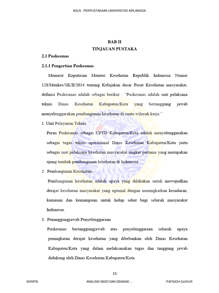 Bab II Tinjauan Pustaka | PDF