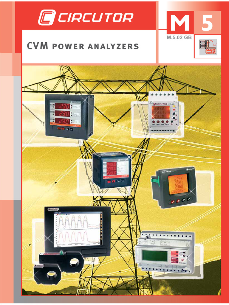 CVM Power Analyzers | PDF | Alternating Current | Power Supply
