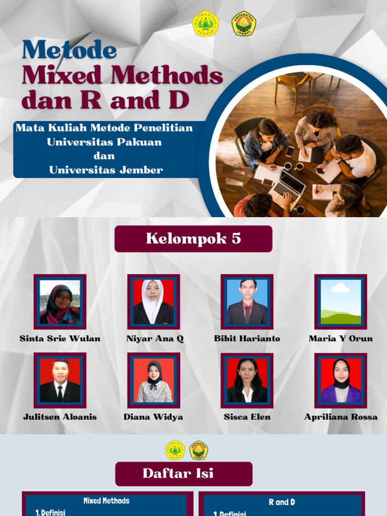 Metode Mixed Methods Dan R and D | PDF