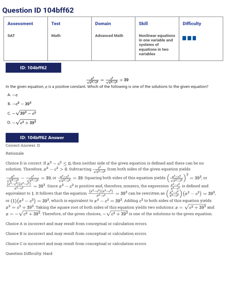 Hard Question Advanced - PDF 60-117 | PDF