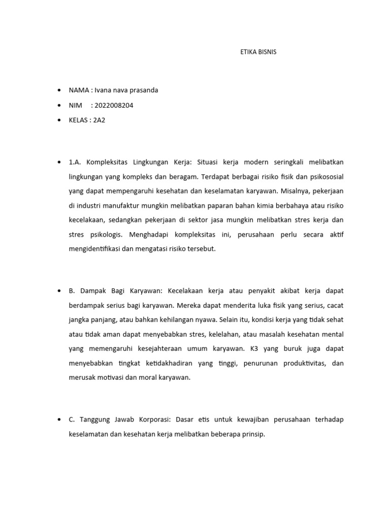 Etika Bisnis-Wps Office | PDF