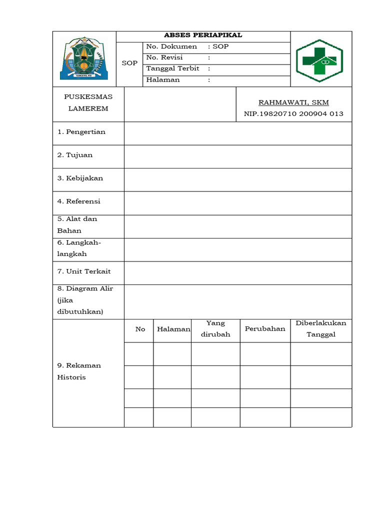 Contoh Bagan Sop | PDF