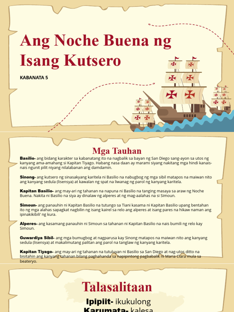 Kabanata 5 El Filibusterismo. Casey Dable STVEP 10 1 | PDF