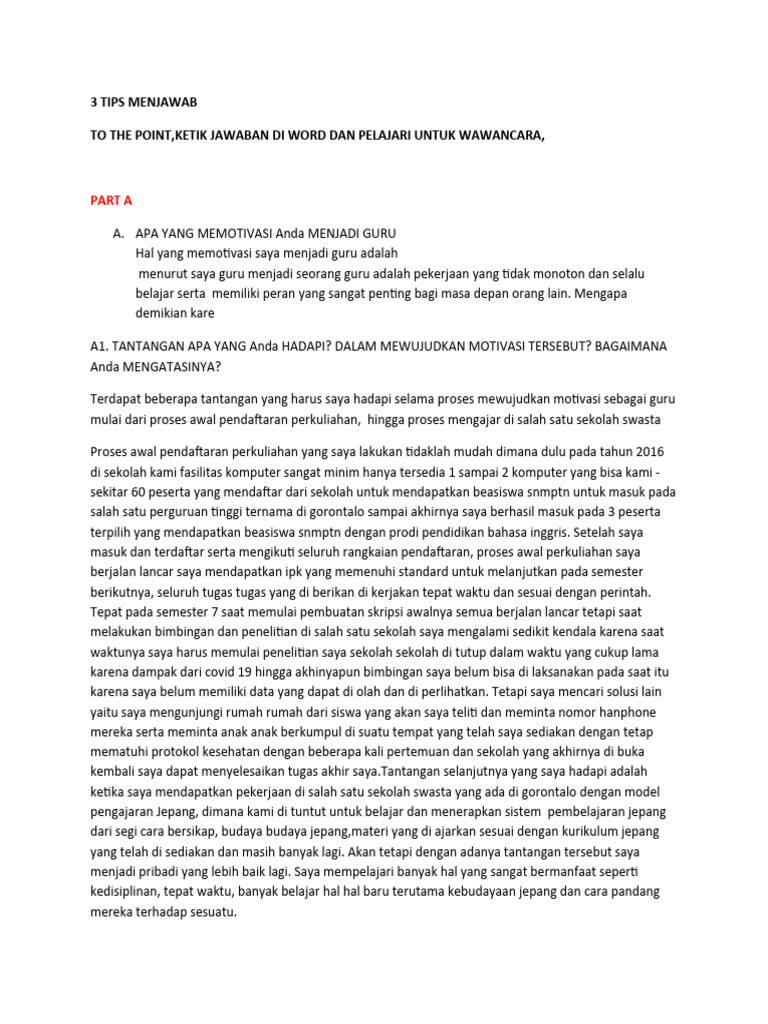 Essay PPG Tiwi Aprilia Samwan SPD | PDF