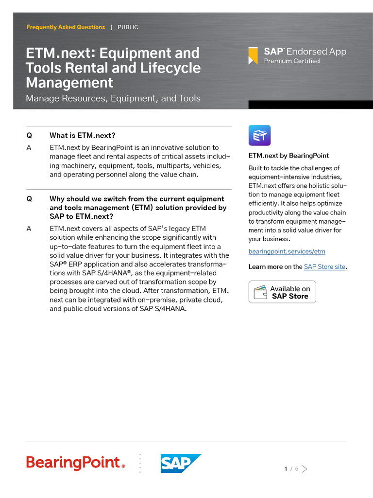 FAQ ETM - Next Final | PDF