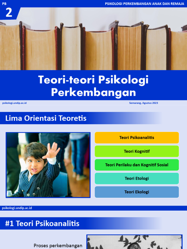 PB2 - PPAR - Teori-Teori Psikologi Perkembangan - 2023 | PDF