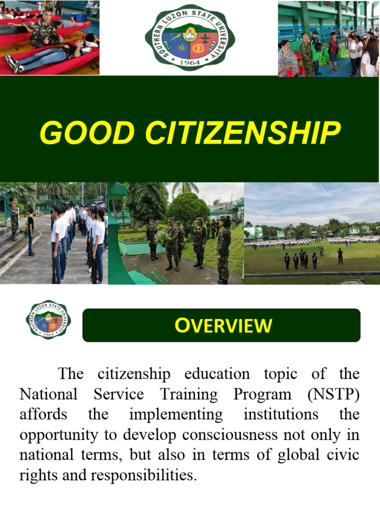 Good Citizenship and NSTP Law 9163 2023 2024 | PDF | Leadership ...