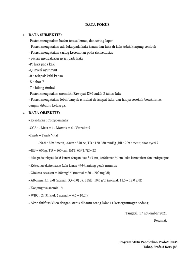 DATA FOKUS DM Salinan | PDF