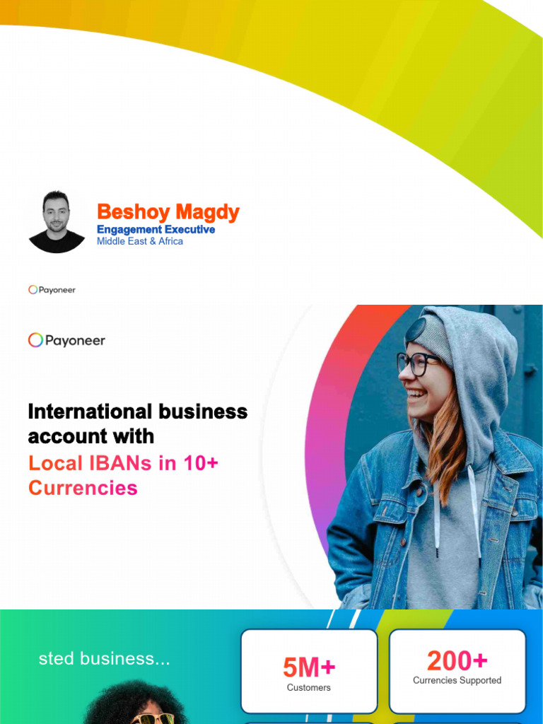 Payoneer - Short PPT 2023 - Beshoy | PDF