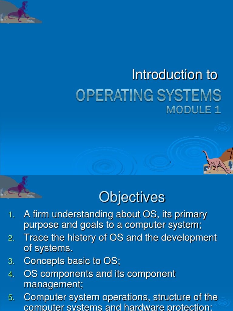 OS Module 1-A | Download Free PDF | Operating System | Microsoft Windows