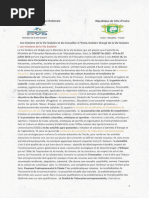 Fiche Cursus Scolaire: Source: Fichier National Des Elèves Du Secondaire (FNE) | PDF