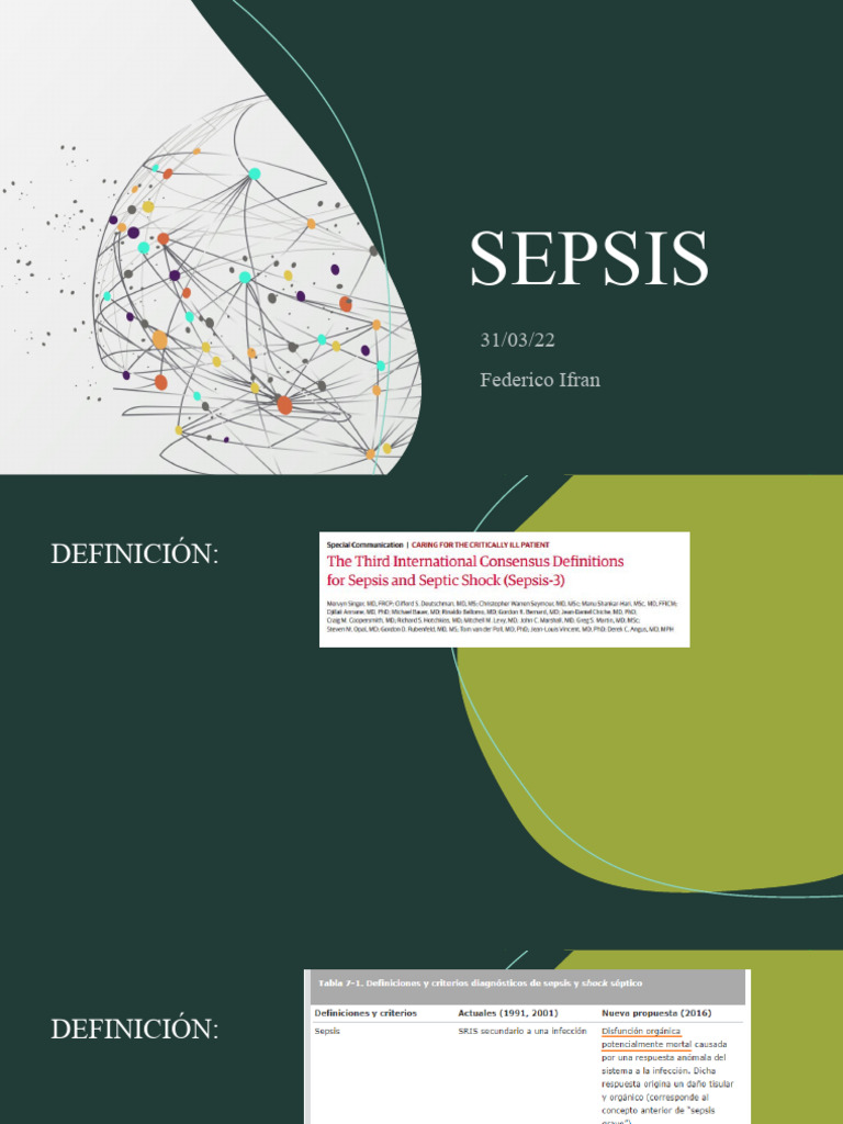 Guía Completa sobre Sepsis y Manejo Clínico | PDF