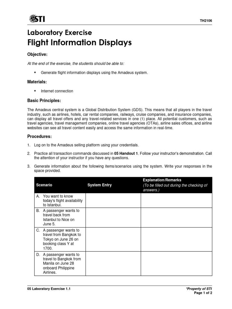 05 Laboratory Exercise 1 | PDF