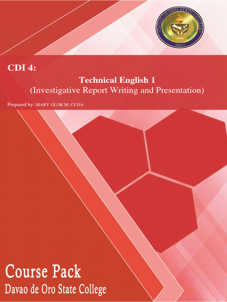 Cdi4 Coursepack | PDF | Verb | Part Of Speech
