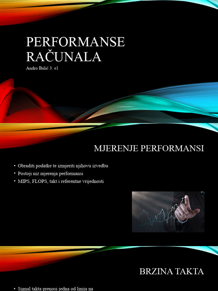 PERFORMANSE RAČUNALA | PDF