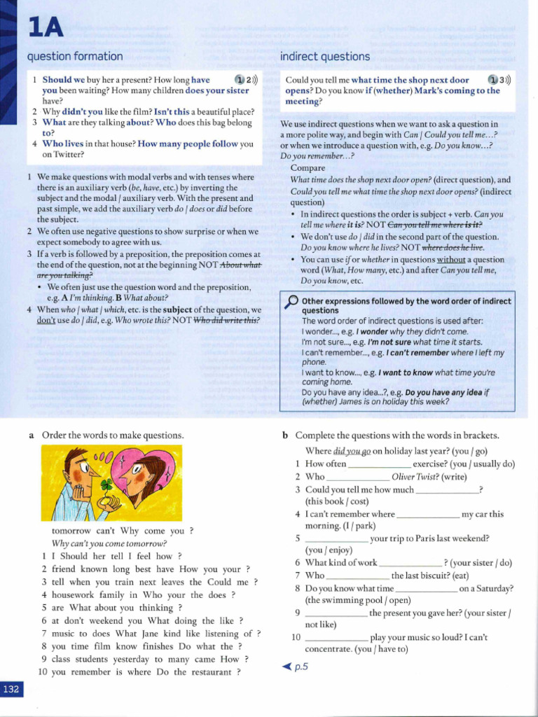 Question Formation Indirect Questions | PDF | Verb | Question