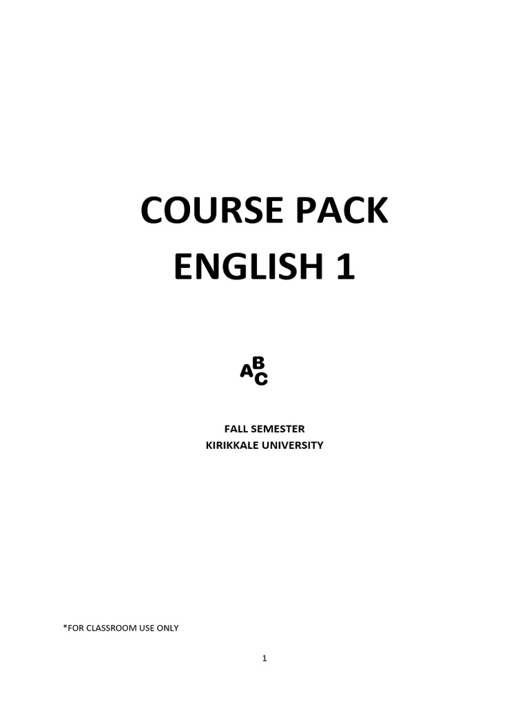 COURSEPACKA1 | PDF