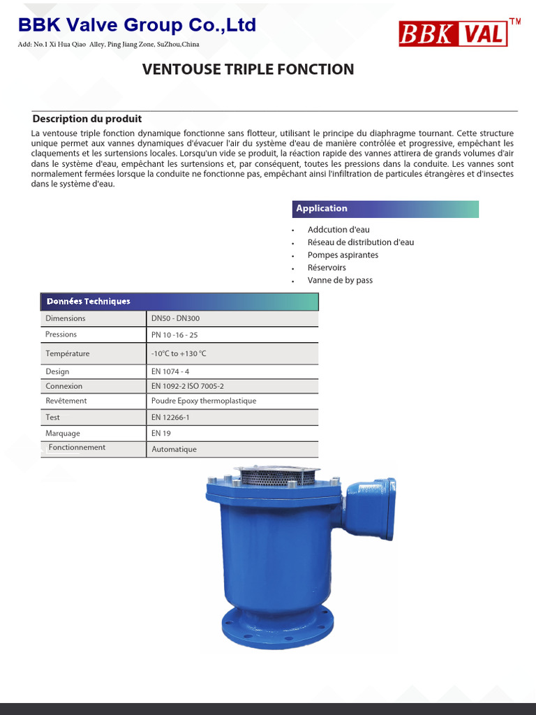 Ventouse Triple Fonction BBK - FR | PDF