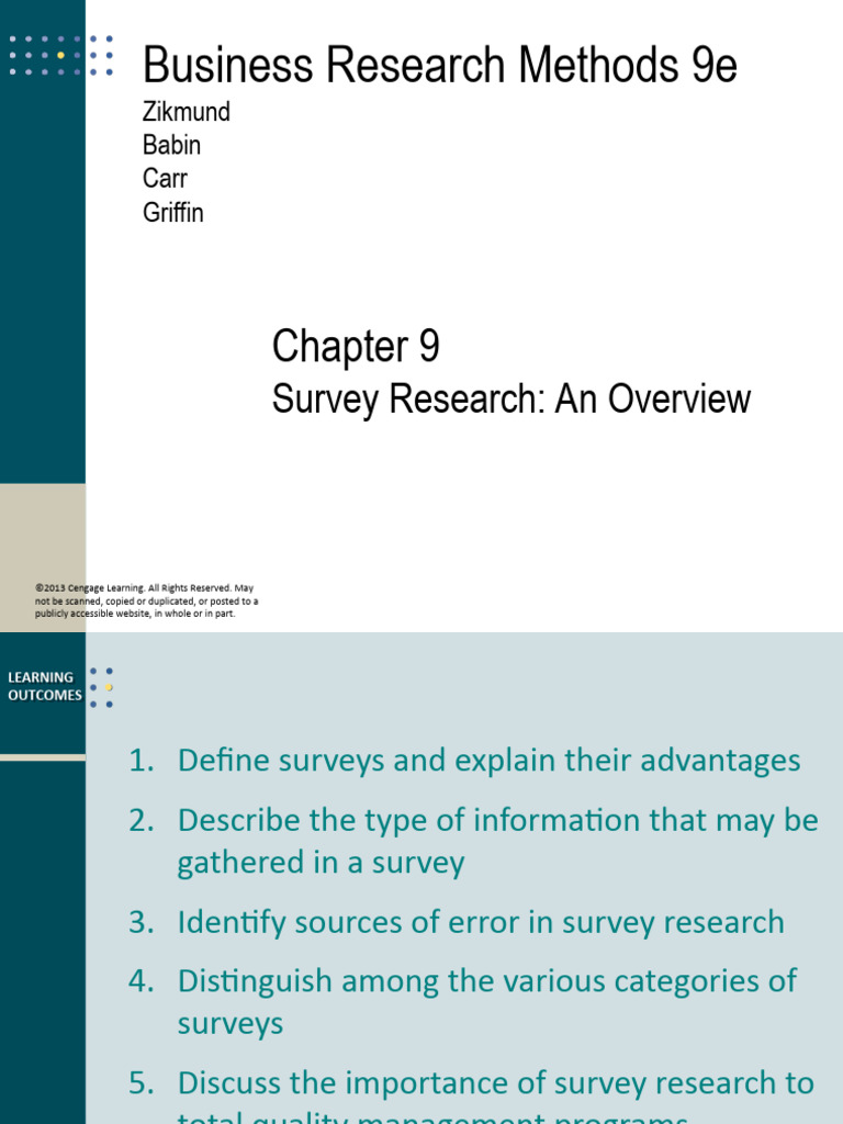 BRM 9e PPT CH 09 Instructor | PDF