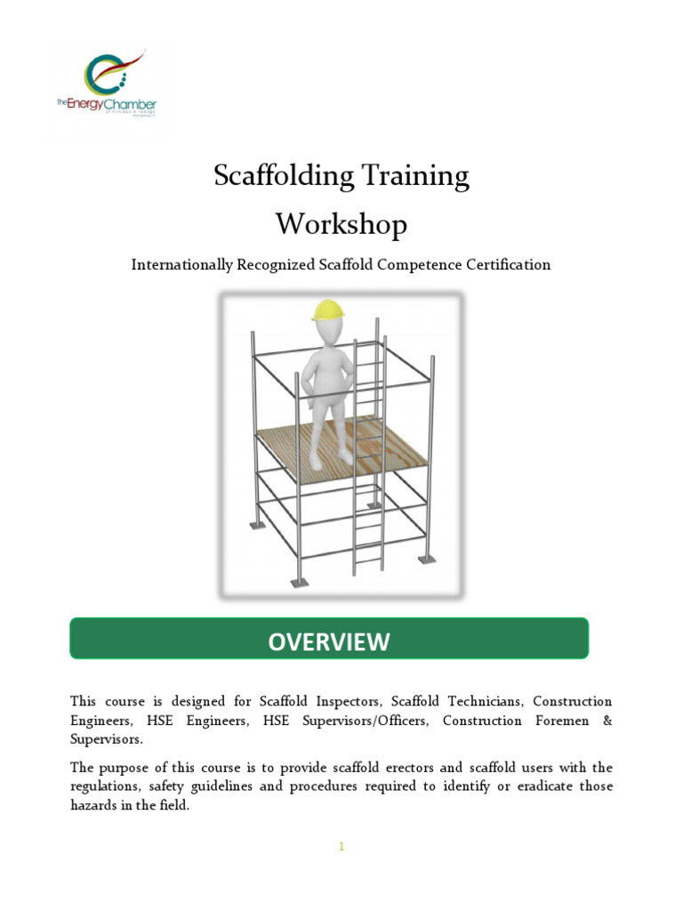 Scaffolding Training Course Overview | PDF