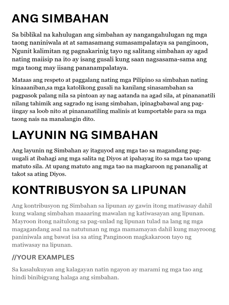 Ang Simbahan | PDF