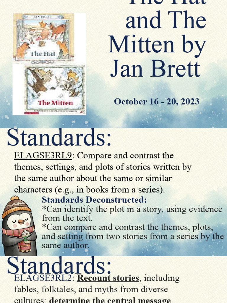 The Hat and The Mitten by Jan Brett | PDF