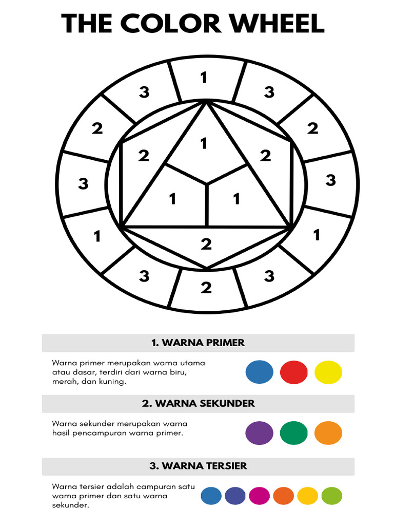 The Color Wheel Worksheet | PDF