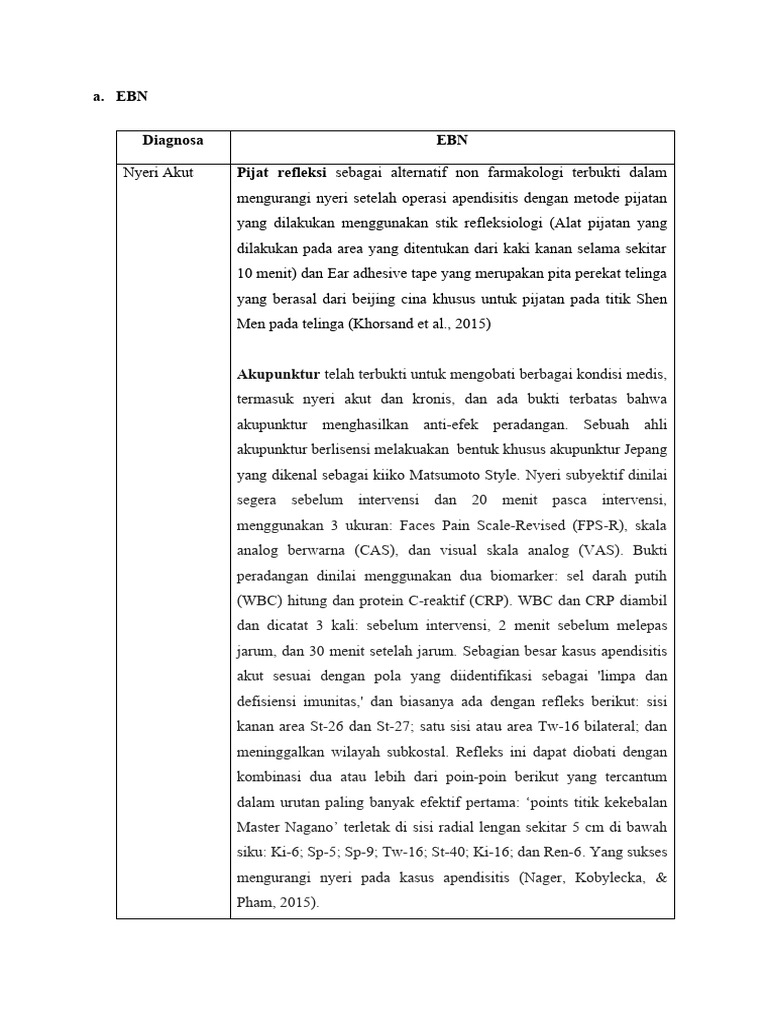 Ebn Nyeri Dan Integritas Kulit | PDF | Medical Specialties | Diseases And Disorders